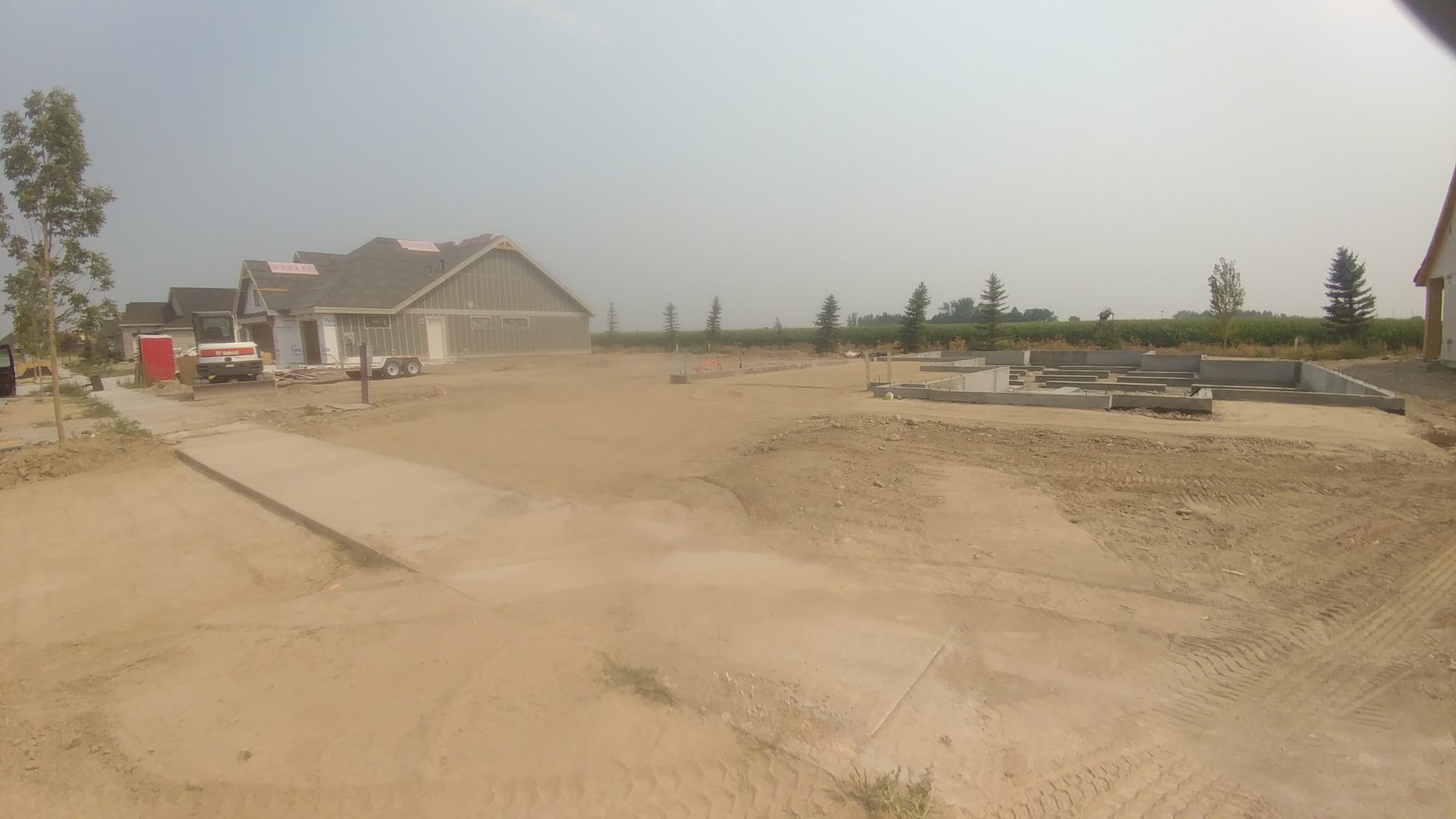 Backfill and Grading with Foundation Drain - Red Fox Excavation LLC